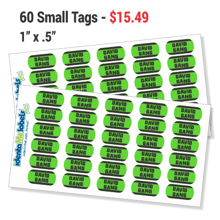 Small Personalized Stickers | Custom Name Labels | IdentaMe Labels