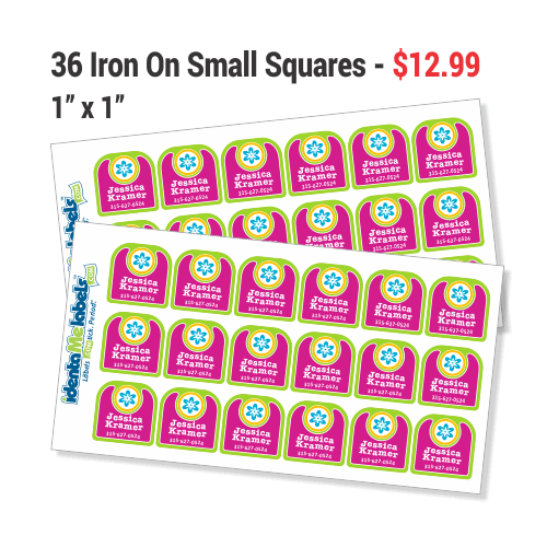 Small Custom Labels | Laundry Safe Clothing Labels